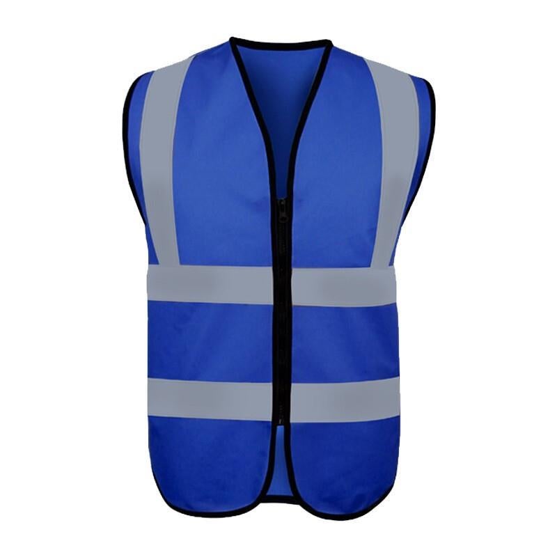 15 Pieces Blue (No Pocket) Reflective Vest Safety Reflective; ECVV SA ...