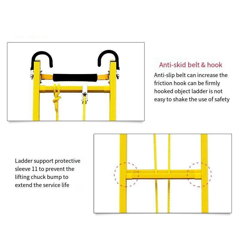 4m Insulation Expansion Ladder Electrical FRP Folding Ladder; ECVV SA ...