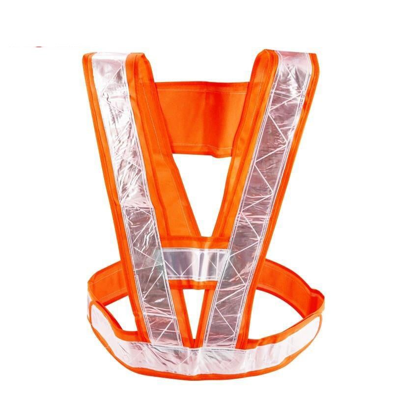 10 Pieces V-shaped Reflective Vest Night Riding Reflective; ECVV SA ...