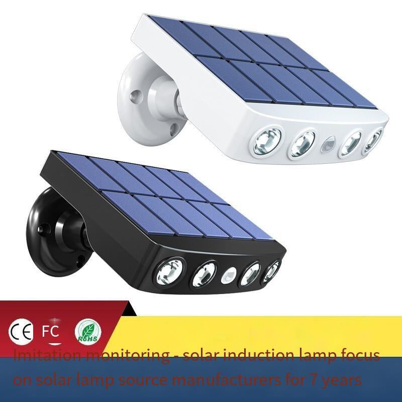 Solar Lamp Outdoor Simulation Camera Monitoring Lamp Human; ECVV SA ...