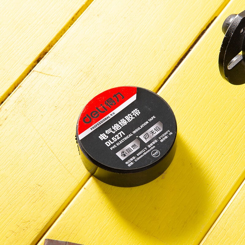 Deli 50 Rolls Black Electrical Insulation Tape Professional; ECVV SA ...