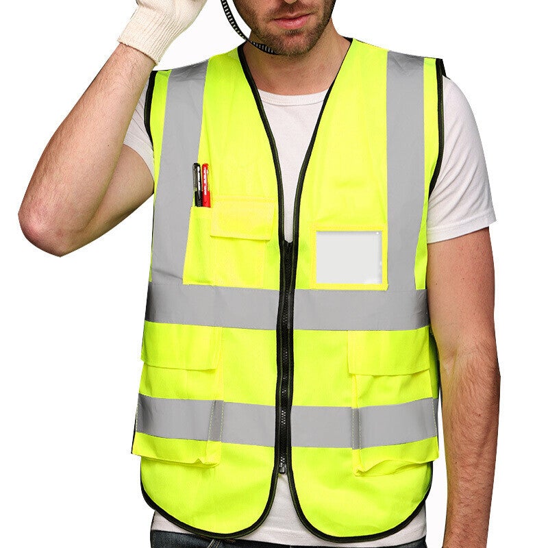 6 Pieces Reflective Vest Reflective Suit Fluorescent Suit; ECVV SA ...