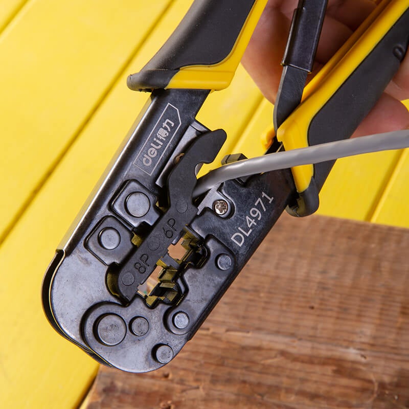 Deli 20 Pieces Ratchet Network Pliers 4P 6P 8P Pliers DL4971; ECVV SA ...